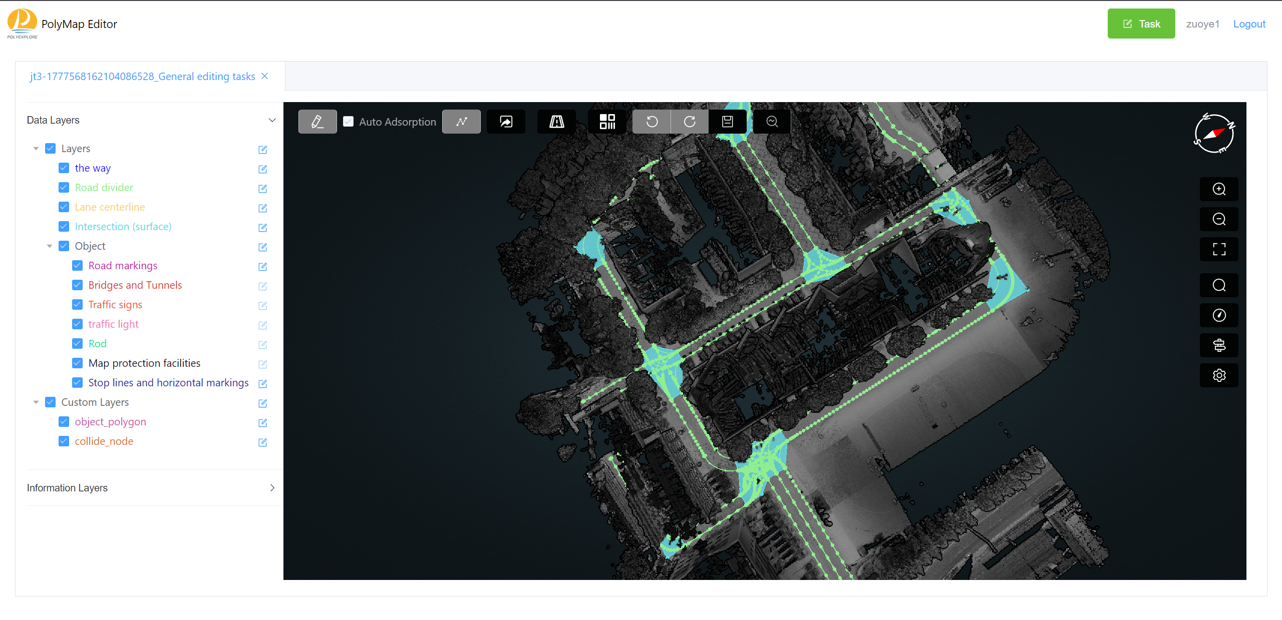 Trion Model Point Cloud Processing Software - Geo-matching