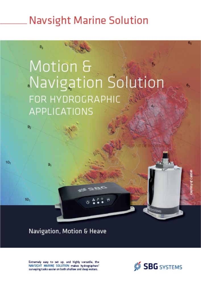 Navsight Marine Solution - Horizon Grade INS - Geo-matching