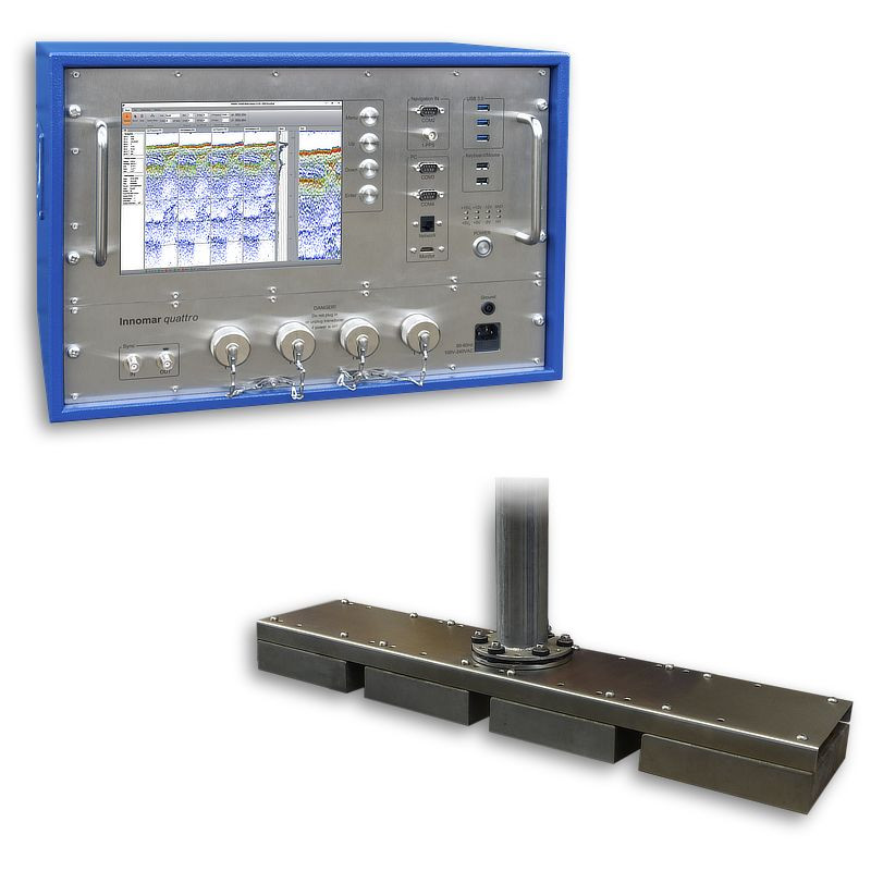 Innomar sixpack multi-transducer SBP - Geo-matching