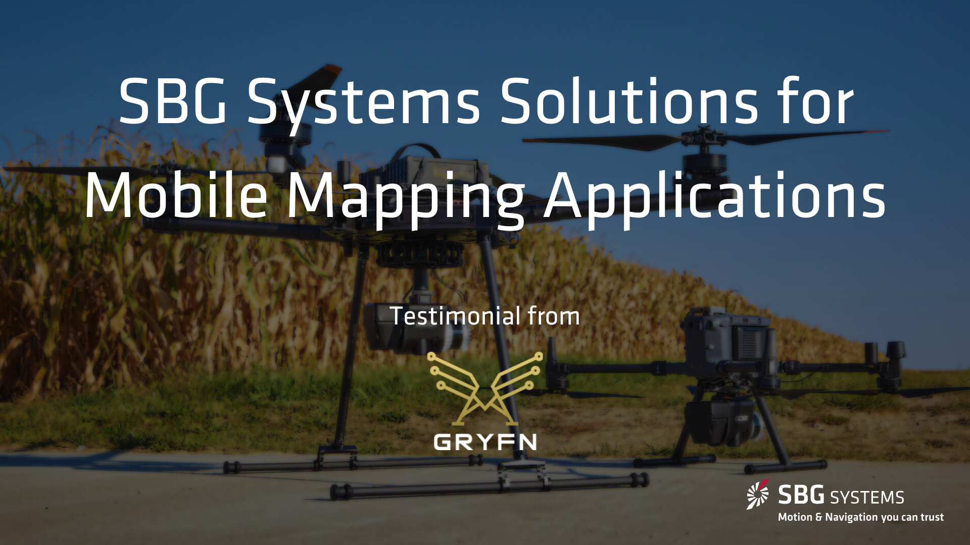 SBG Systems solutions for Mobile Mapping Applications Testimonial from ...