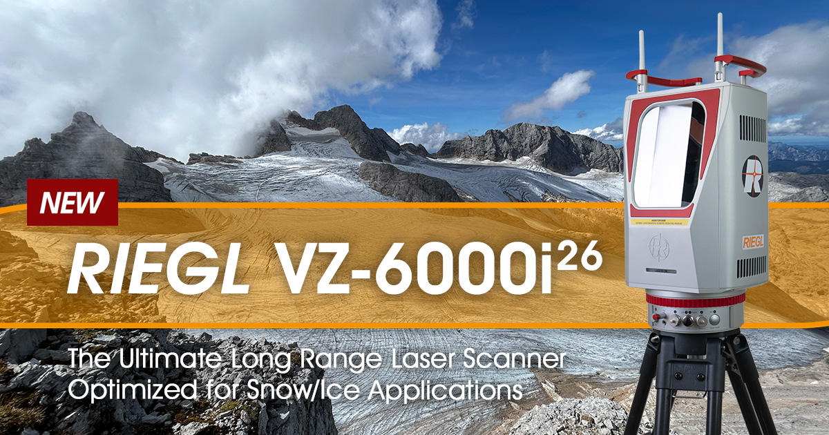 The NEW RIEGL VZ-6000i-26 Ultimate Long Range Laser Scanner Optimized ...