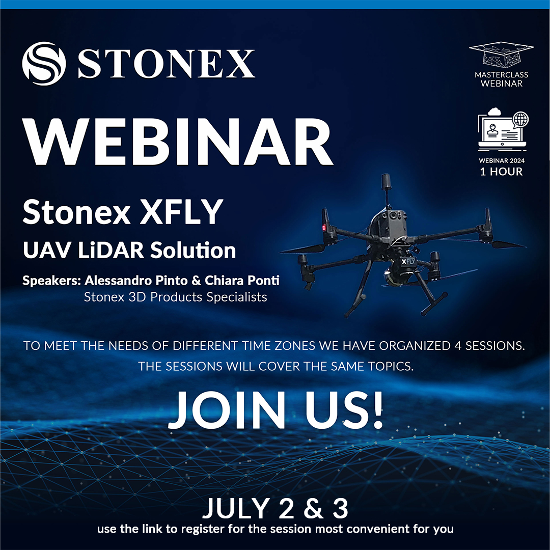 Stonex XFLY - UAV LiDAR Solution - Geo-matching