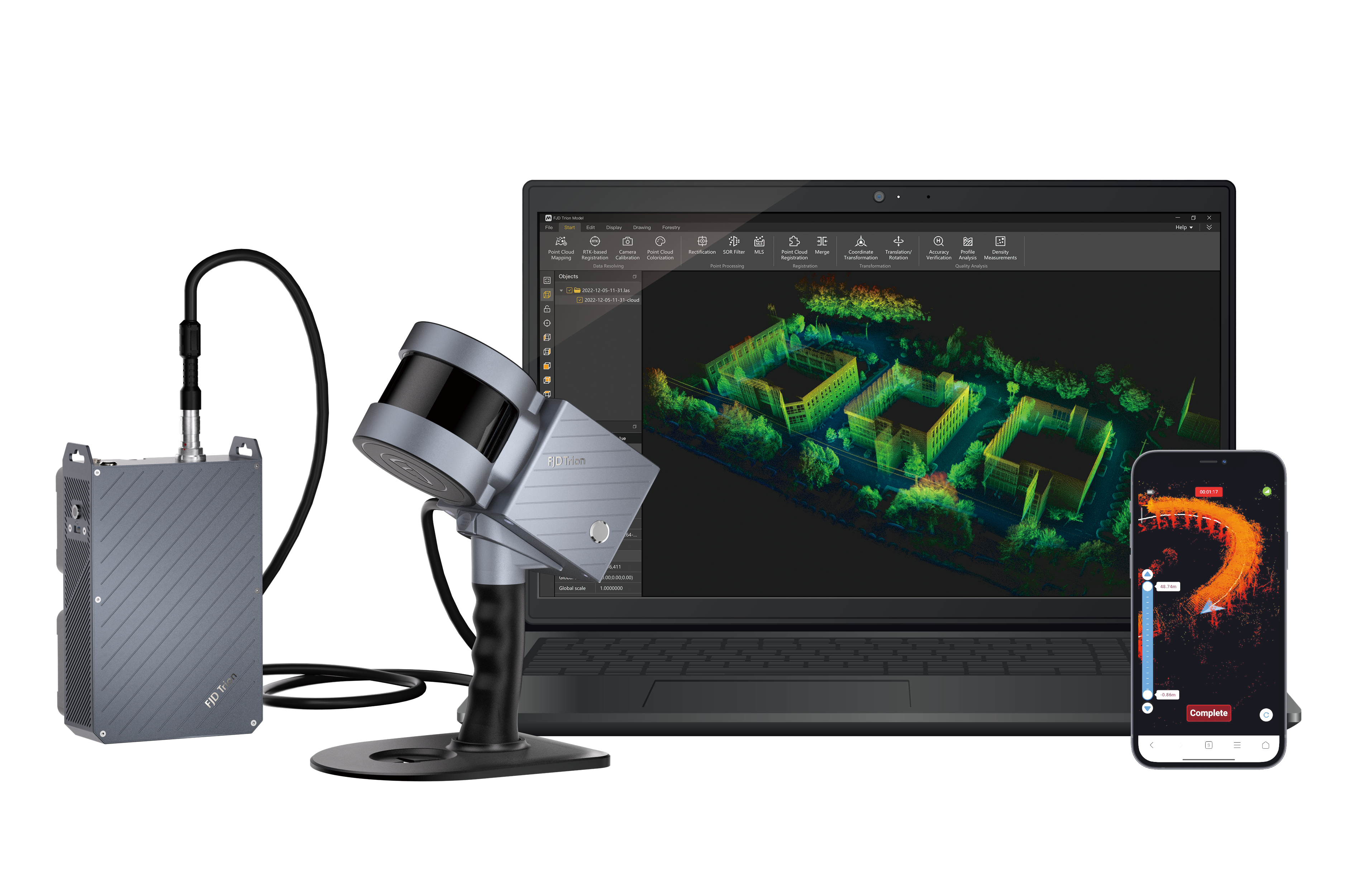 Trion S1 Handheld LiDAR Scanner - Geo-matching