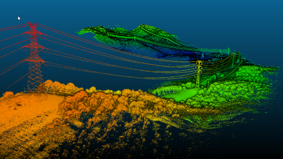 Power Line Corridor Mapping with UAV Lidar Solution - Geo-matching