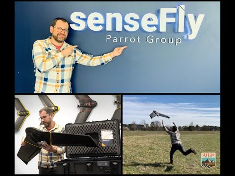 An unboxing of the senseFly eBee X drone and camera options - Geo-matching
