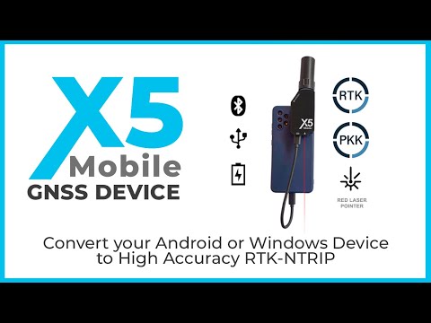 GNSS X5 MOBILE - Convert your Android or Windows Device to High ...