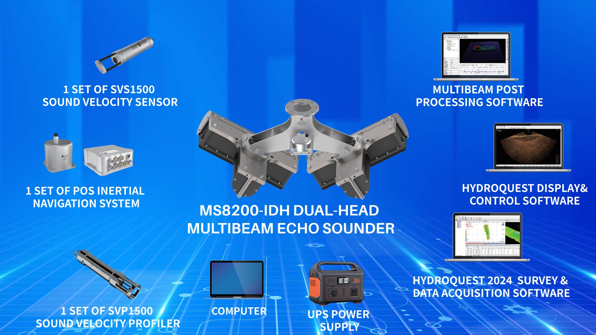 Half the time, twice the surveying efficiency with powerful dual-head MS8200-IDH - Geo-matching