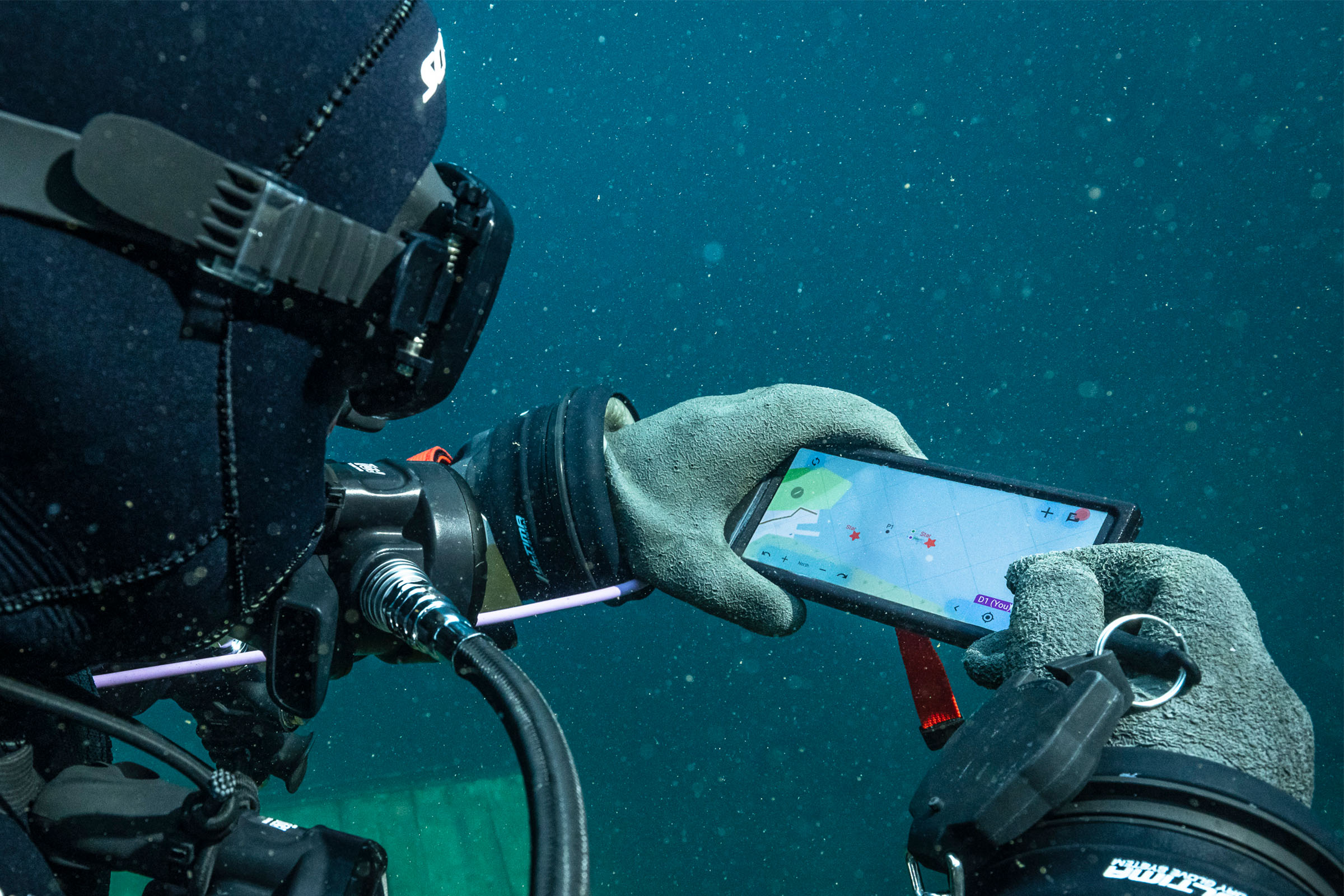 Acoustic Diver Navigation System - Geo-matching