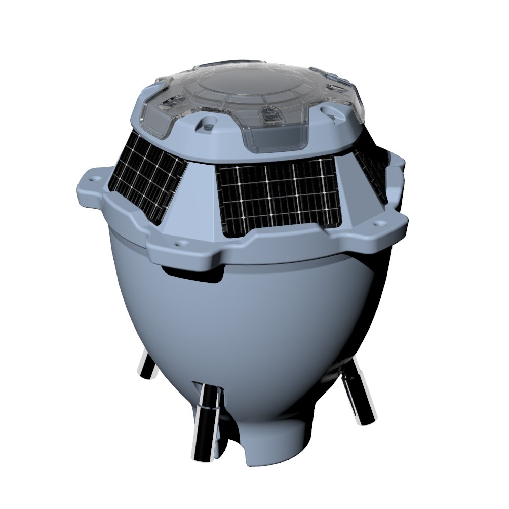 Floating Mini Ocean Wave Buoy to Observe Sea Wave Height Direction ...