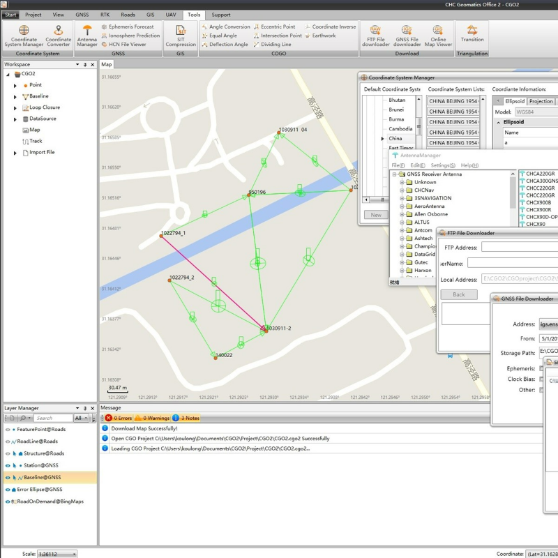 Geomatics Office Software (CGO) 2.0 - Geo-matching