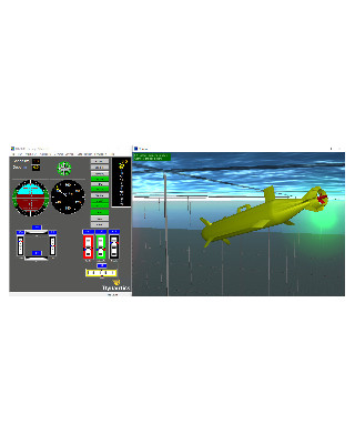 Dynautics AUV Sim - Geo-matching