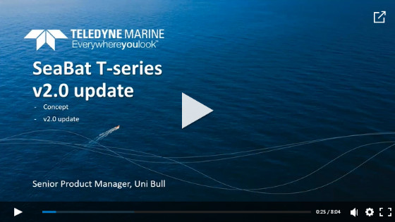 SeaBat T-Series v2.0 update - Introduction and Demo - Geo-matching