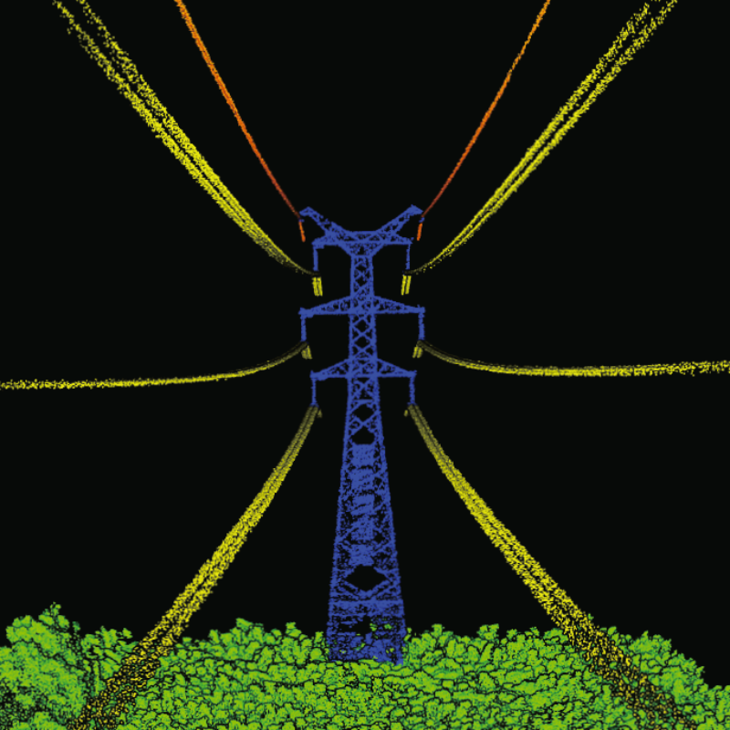 LiPowerline point cloud processing software - Geo-matching