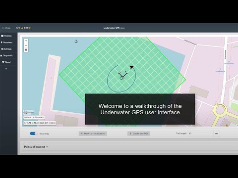 Water Linked Underwater GPS GUI - Geo-matching