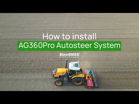 How to install AG360 Pro Autosteer System - Geo-matching