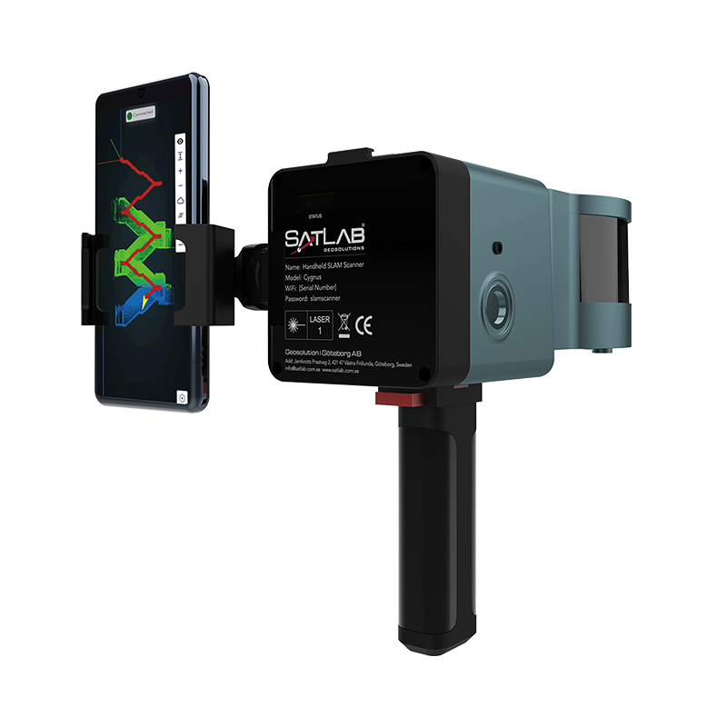 SatLab Cygnus Handheld SLAM Scanner - Geo-matching