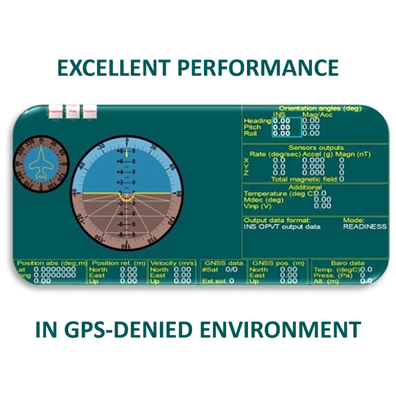 INS-P – Professional Single Antenna GPS-Aided Inertial Navigation System - Geo-matching