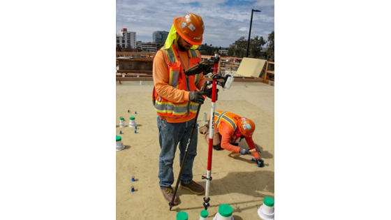 Setting out Survey Points using a Hybrid Total Station - Geo-matching