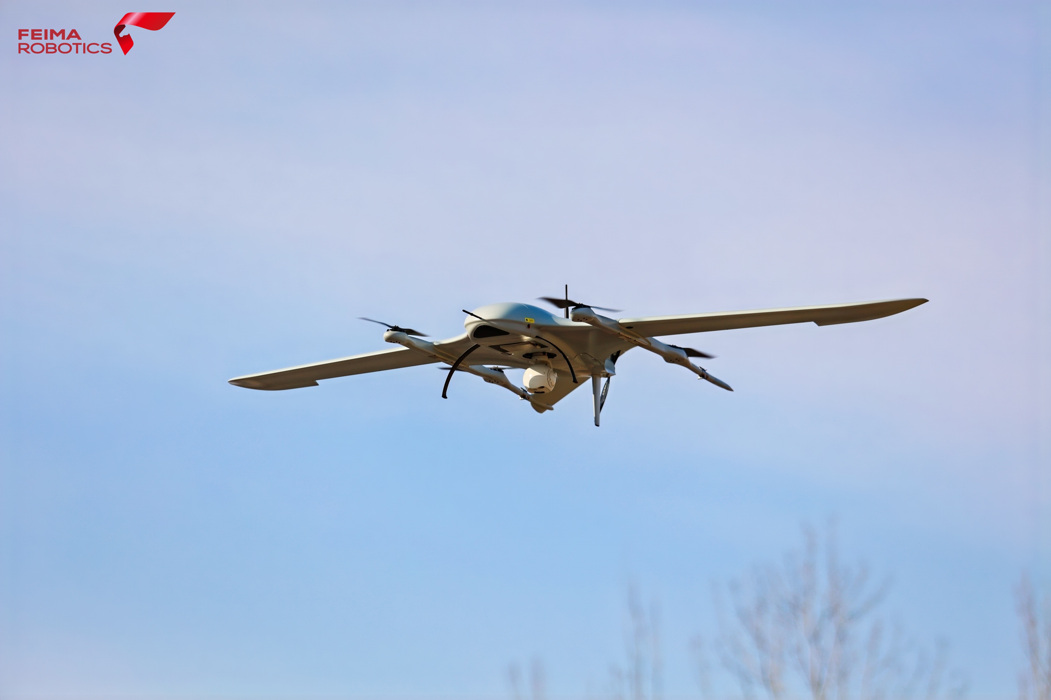 CW-30E Hybrid Gasoline & Battery Long-Range VTOL Drone - Geo-matching