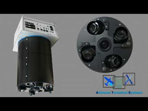 Oblique Airborne Camera System with Phase One Cameras AOS-P5 - Geo-matching
