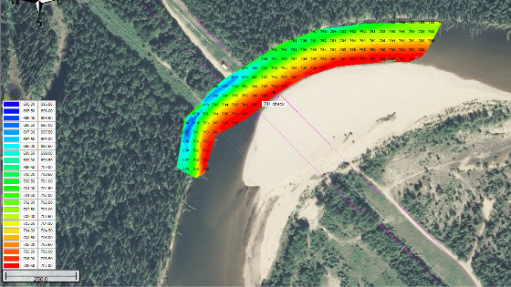 CEE-USV Surveying on the Trans-Alaska Pipeline System. - Geo-matching