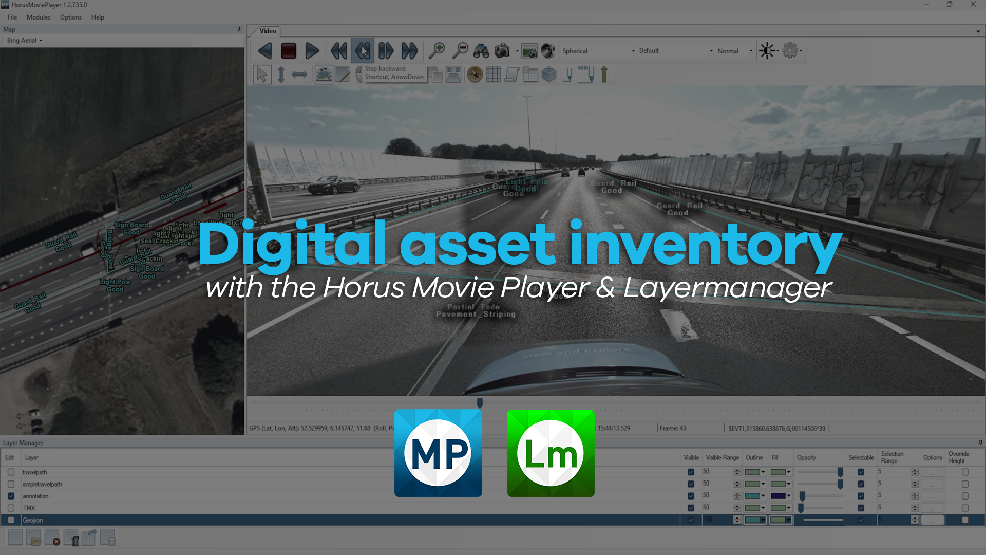 The Horus Movie Player - Geo-matching