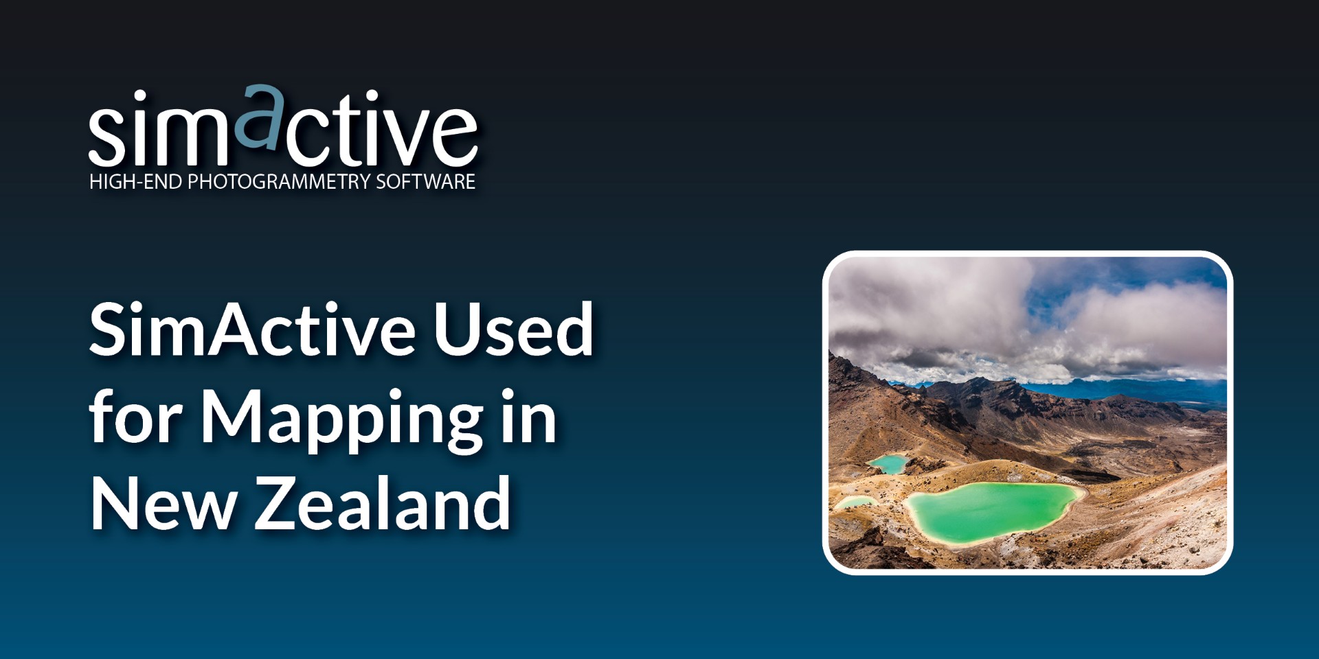 SimActive Used for Mapping in New Zealand - Geo-matching