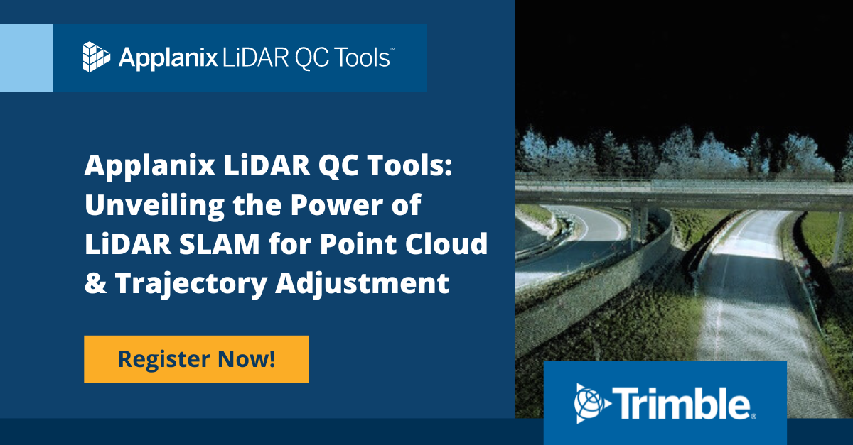 Applanix LiDAR QC Tools: Unveiling the Power of LiDAR SLAM for Point ...
