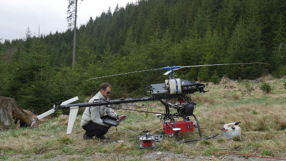 Biomass Calculation Using the Aeroscout Helicopter Equipped with a ...
