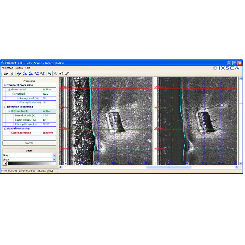 Echoview hydroacoustic data processing - Geo-matching