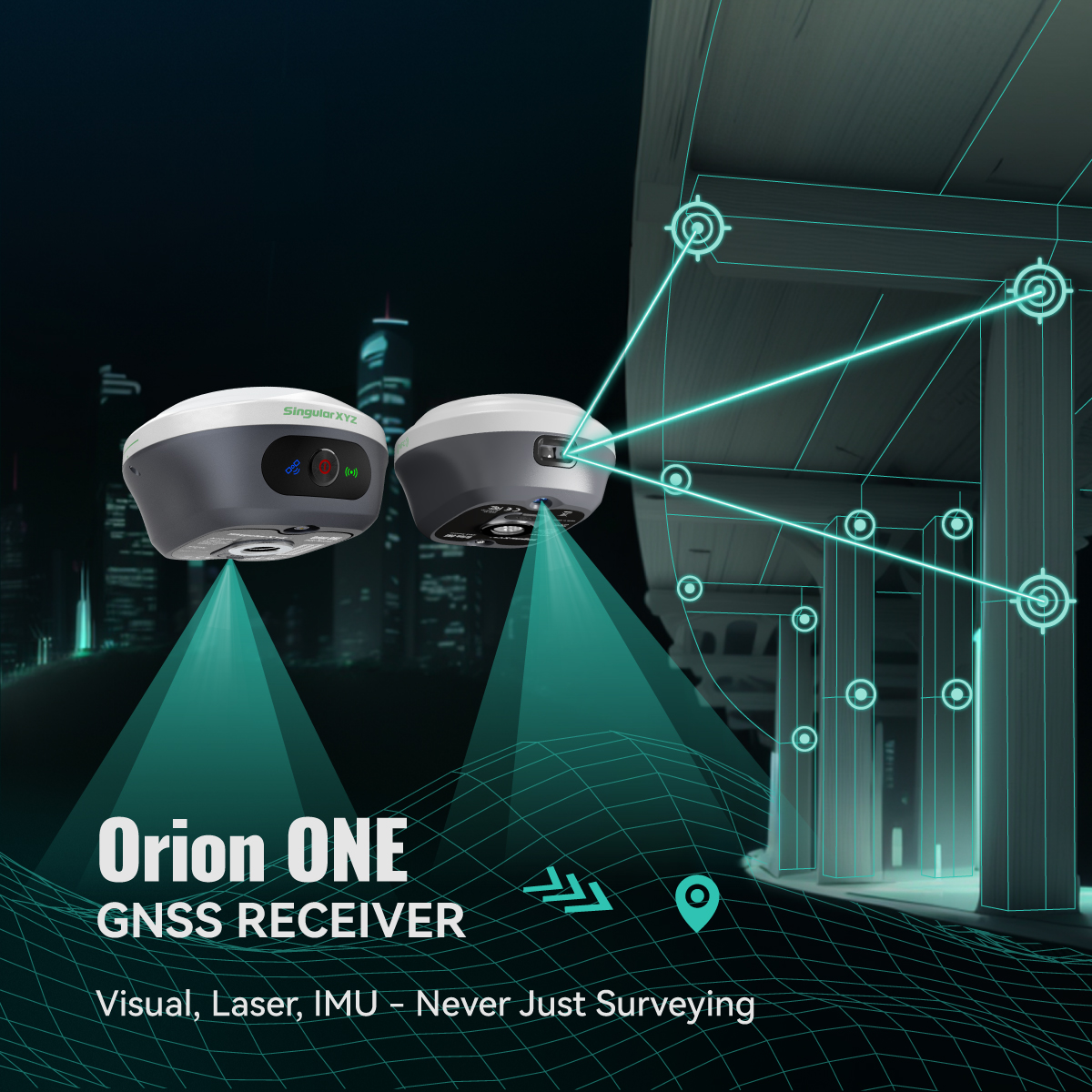 Orion ONE GNSS Receiver - Geo-matching