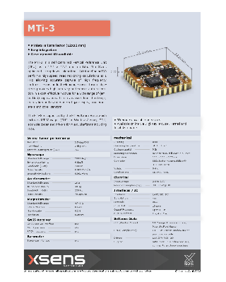 Movella Xsens MTi-3 - -Compare with Similar Products on Geo-matching ...