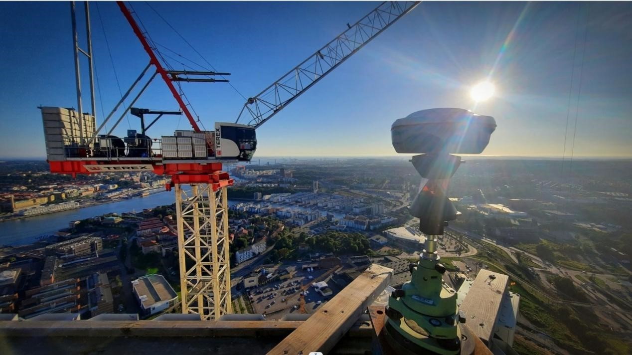 The tallest building in Scandinavia is nearing completion with the Participation of SinoGNSS ...