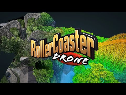 Mapping a Roller Coaster with ROCK R2A LiDAR drone - Geo-matching