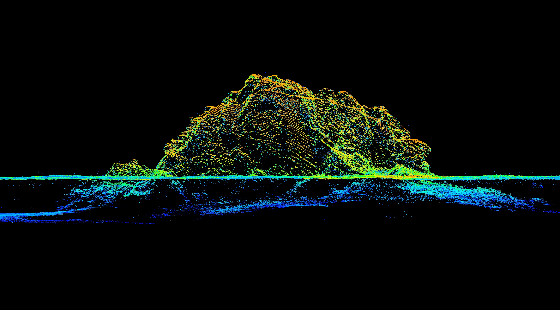 Airborne Lidar Bathymetry in Close Up - Geo-matching