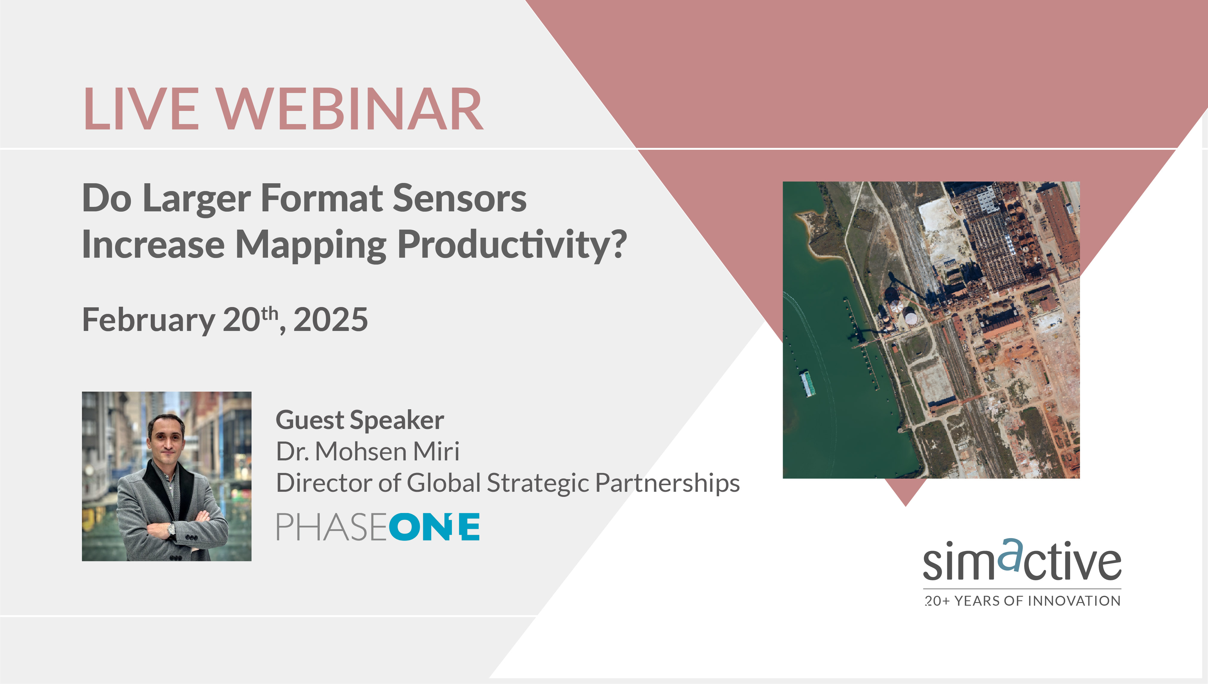 Do Larger Format Sensors Increase Mapping Productivity? | SimActive webinar - Geo-matching