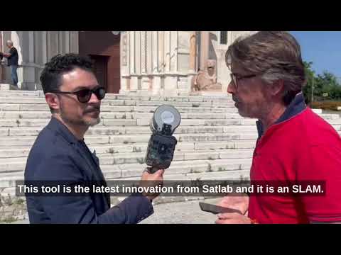 Scanning with SatLab Lixel X1 SLAM Scanner - Cathedral of Ancona - Geo ...