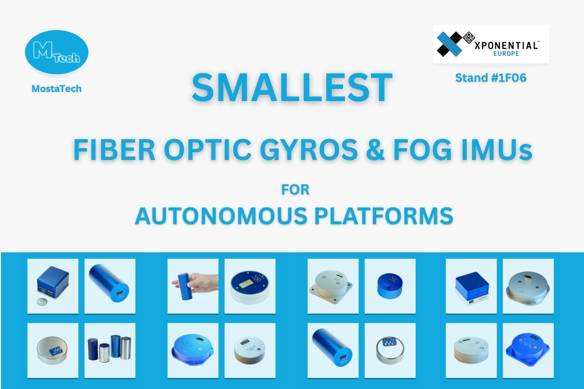 Compact FOG and IMU Solutions for Autonomy at XPONENTIAL Europe 2026 ...
