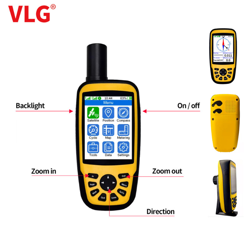 Handheld RTK GNSS Receiver for Positioning, Topographic survey, Land ...