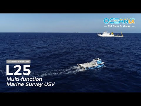 OceanAlpha L25 USV Live Demo Video - Geo-matching