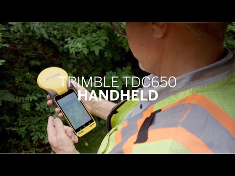 Introducing Trimble TDC650 GNSS Handheld - Geo-matching