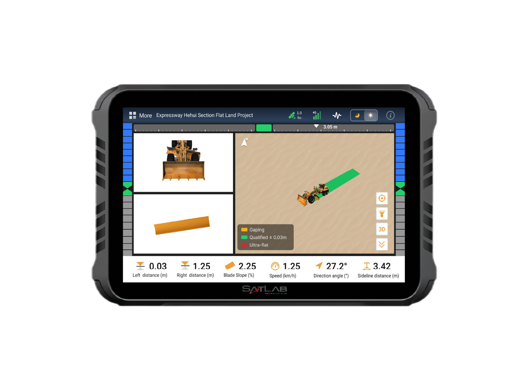 ECS-D30 Dozer Guidance System - Geo-matching