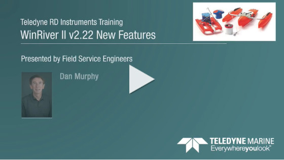 Product Training Video - WinRiver II v2.22 New Features - Geo-matching
