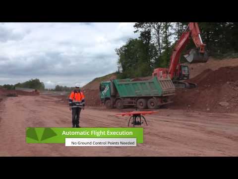 Aibot X6 HP GNSS for high precision RTK 1-2cm with an UAV - Geo-matching