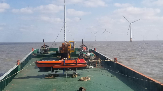 OceanAlpha USV Surveys Offshore Wind Farm Turbine Piles and Cable ...