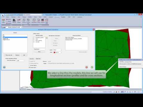 Topocad multi DTM demo - Geo-matching
