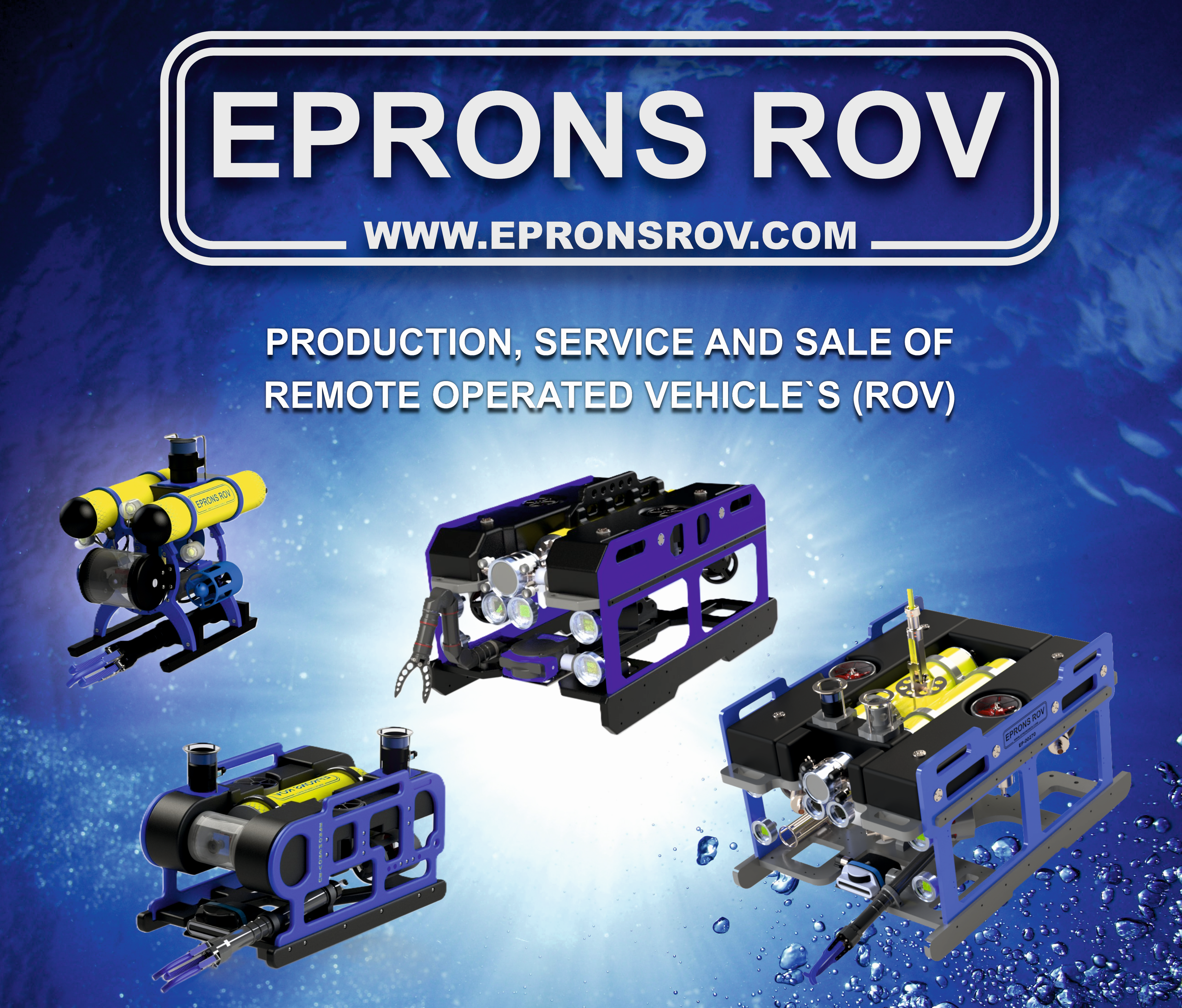 EPRONS ROV Underwater drone models - Geo-matching