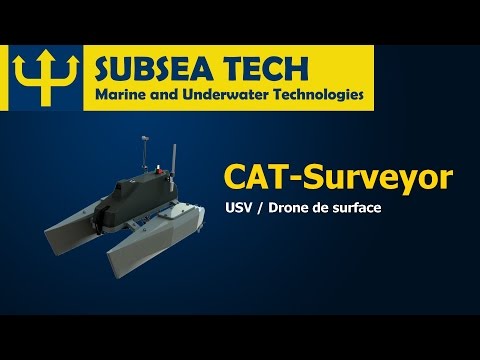 SubseaTech - CAT-Surveyor - USV / Drone de surface - Geo-matching