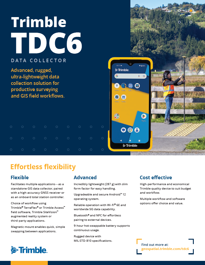 Trimble TDC6 - Geo-matching