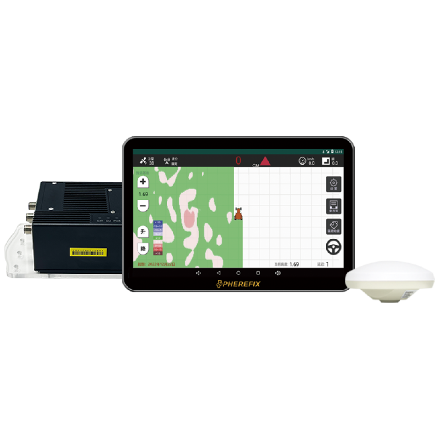 SAG20 Agricultural Satellite Land Leveling System - Geo-matching